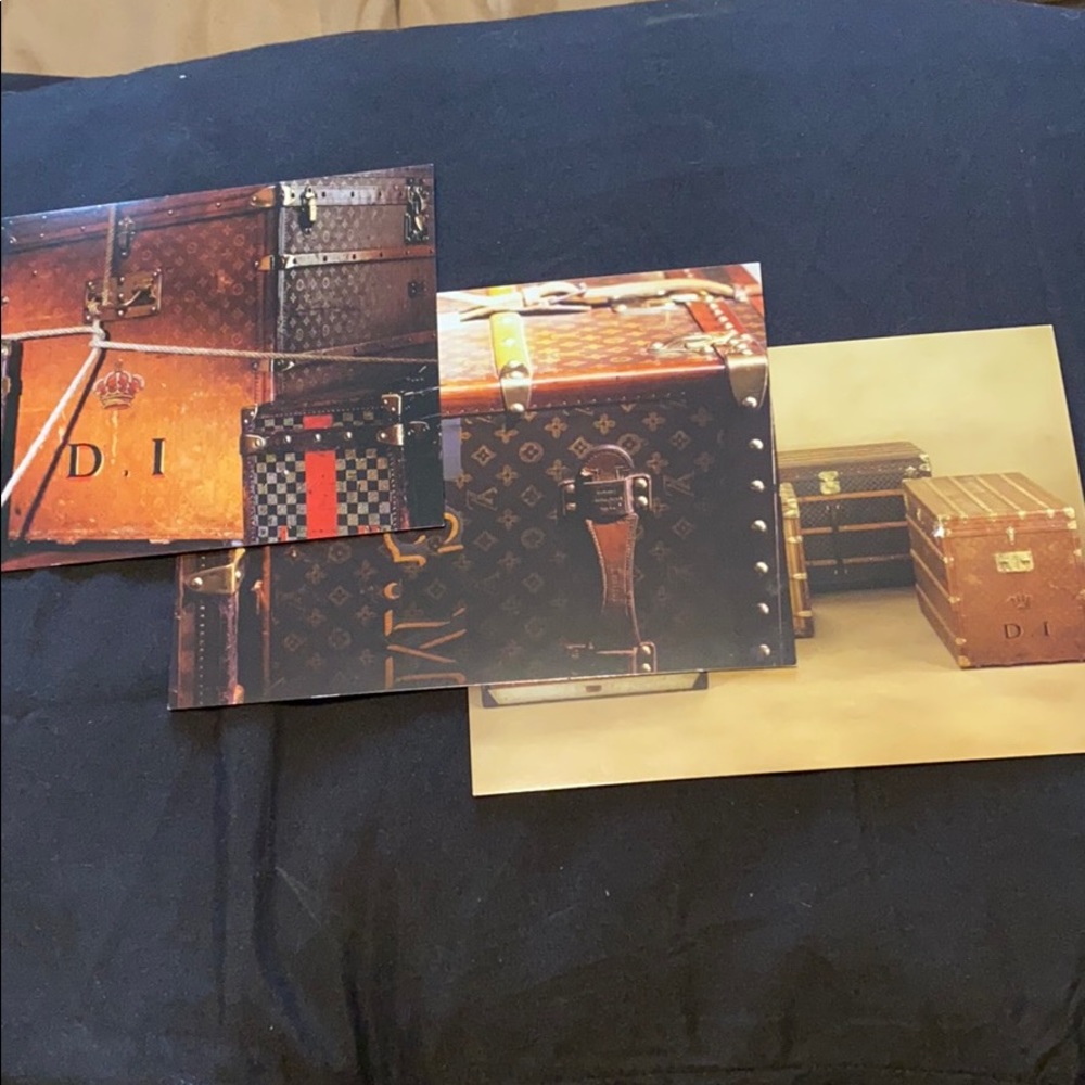 Vintage 3 Louis Vuitton Post Cards - Gem